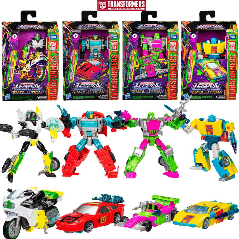 Hasbro Transformers Legacy Evolution G2 Universe Laser Cycle Sideswipe Dead End Autobot Mirage ...