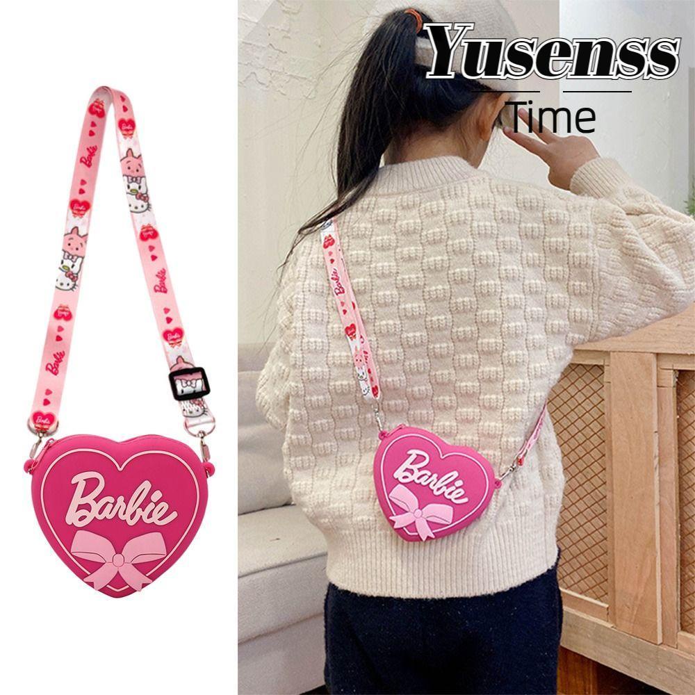 Barbie Girls Shoulder Bag, with Shoulder Strap Pink Kawaii Coin Purse ...