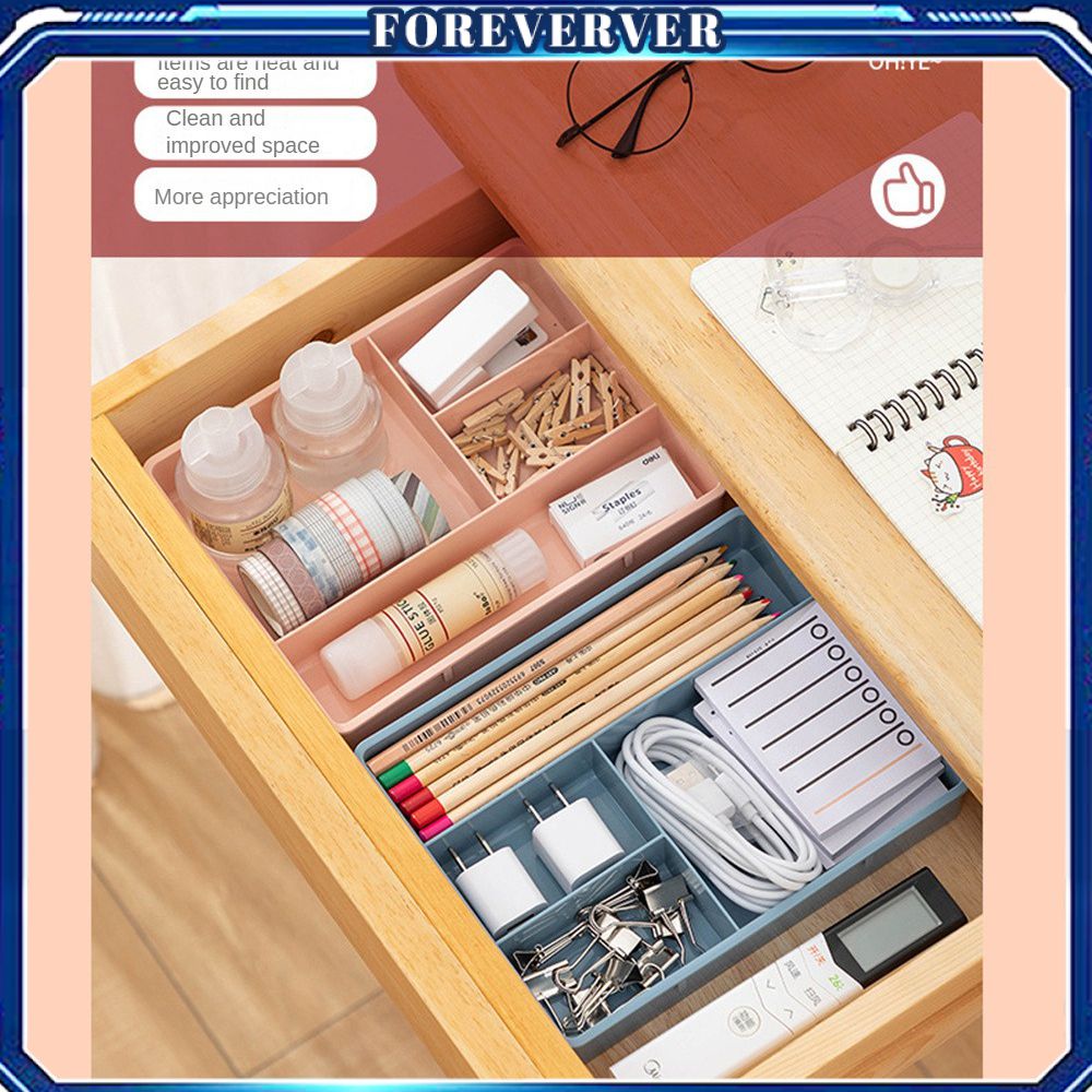Drawer Organizer Divider Display Sorting Box Desktop Accessory Tray ...