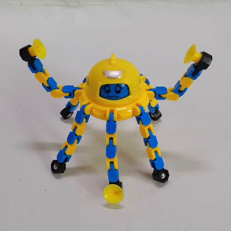 YD111 Mechanical Octopus Gyro Deformation Robot Octopus Face Changing ...