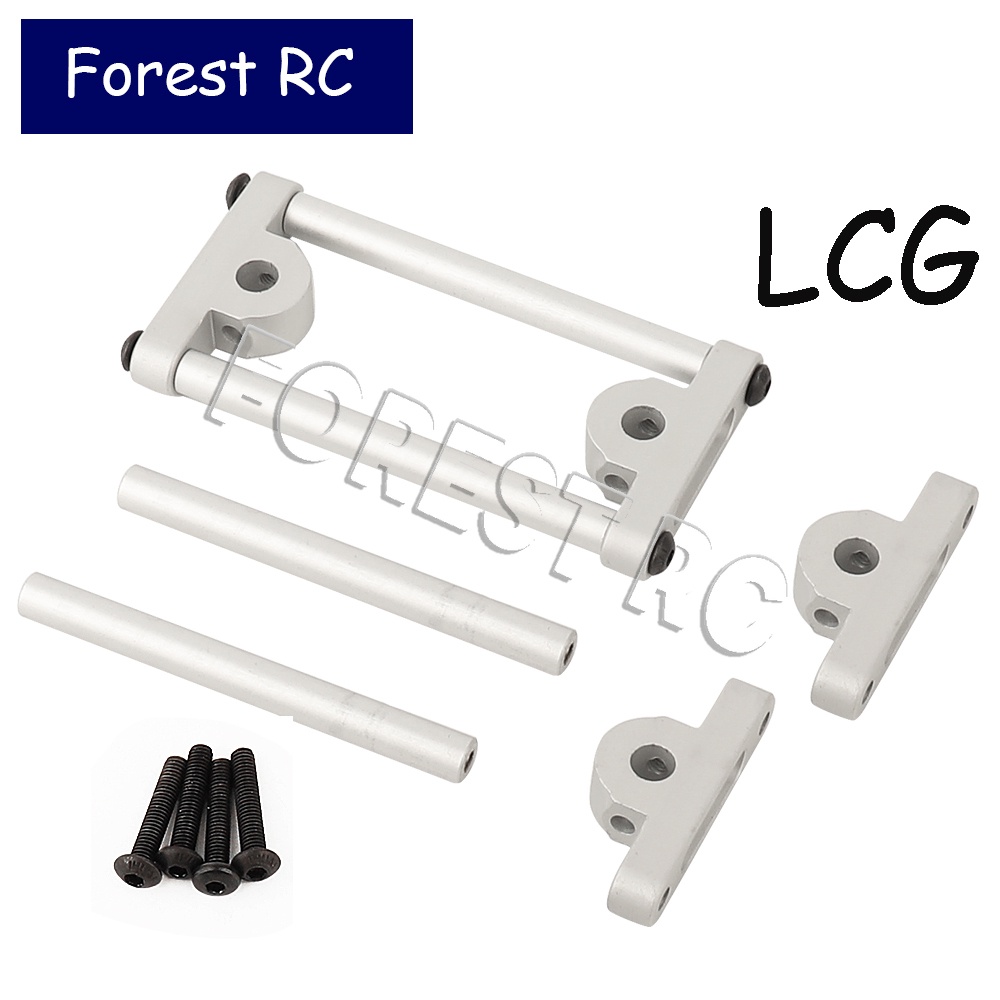 Lower Center Of Gravity LCG Chassis Frame Braces for 1/10 RC Crawler Axial SCX10 I II Metal ...