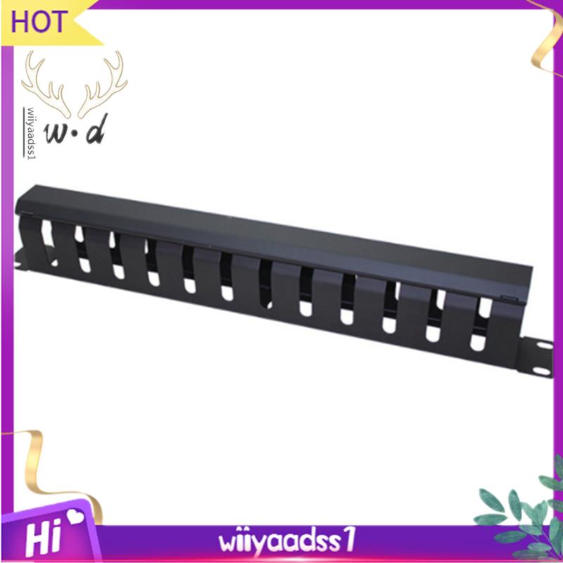 1U Cable Management Horizontal Mount 19 Inch Server Rack , 12 Slot ...