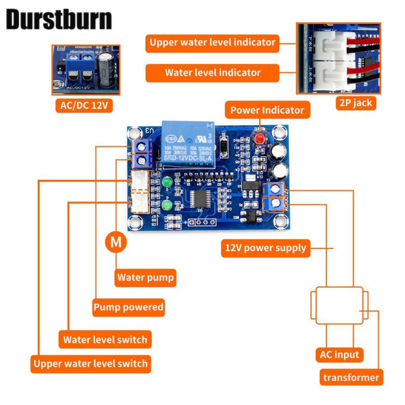 XH-M203 water level controller automatic water level controller water ...