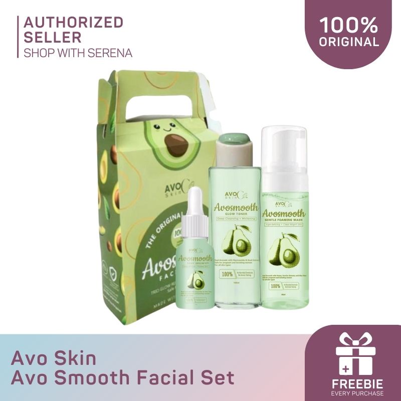 Avo Skin Co Avosmooth Facial Set 100% No Harmful Chemicals, Made with Real Avocado, Shop with ...