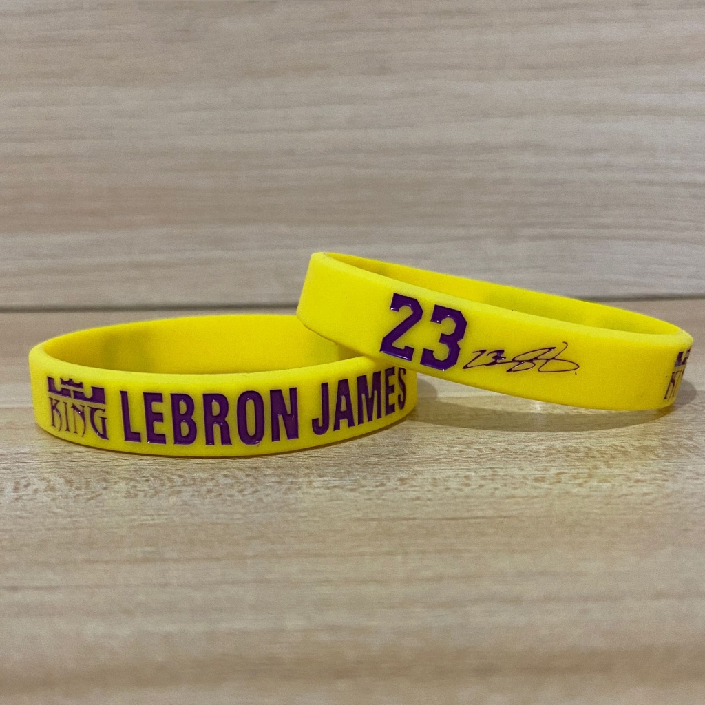 (Buy 3 get 1 free)NBA Basketball Sports Bracelet Fashion Silicone ...
