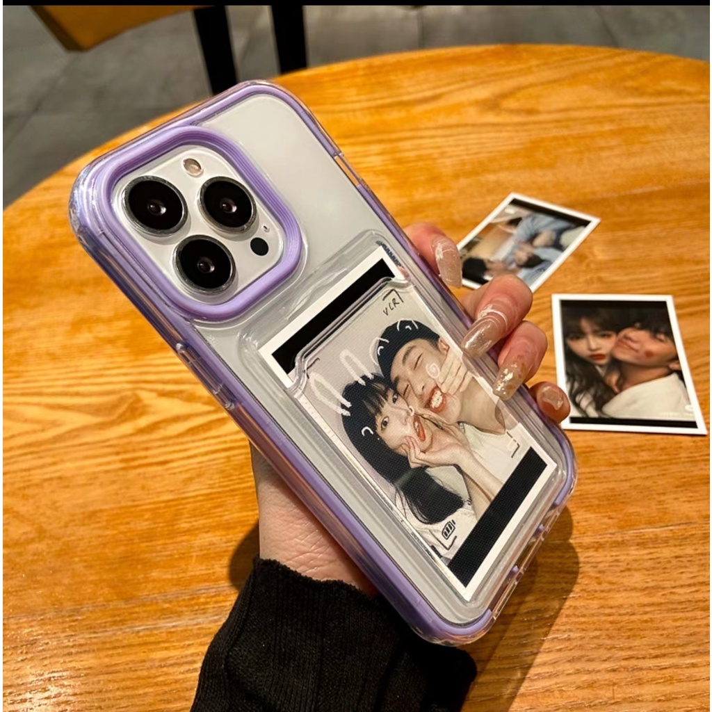 High Quality Transparent Insert Card IPhone Case for IPhone 11 14 13 12 ...
