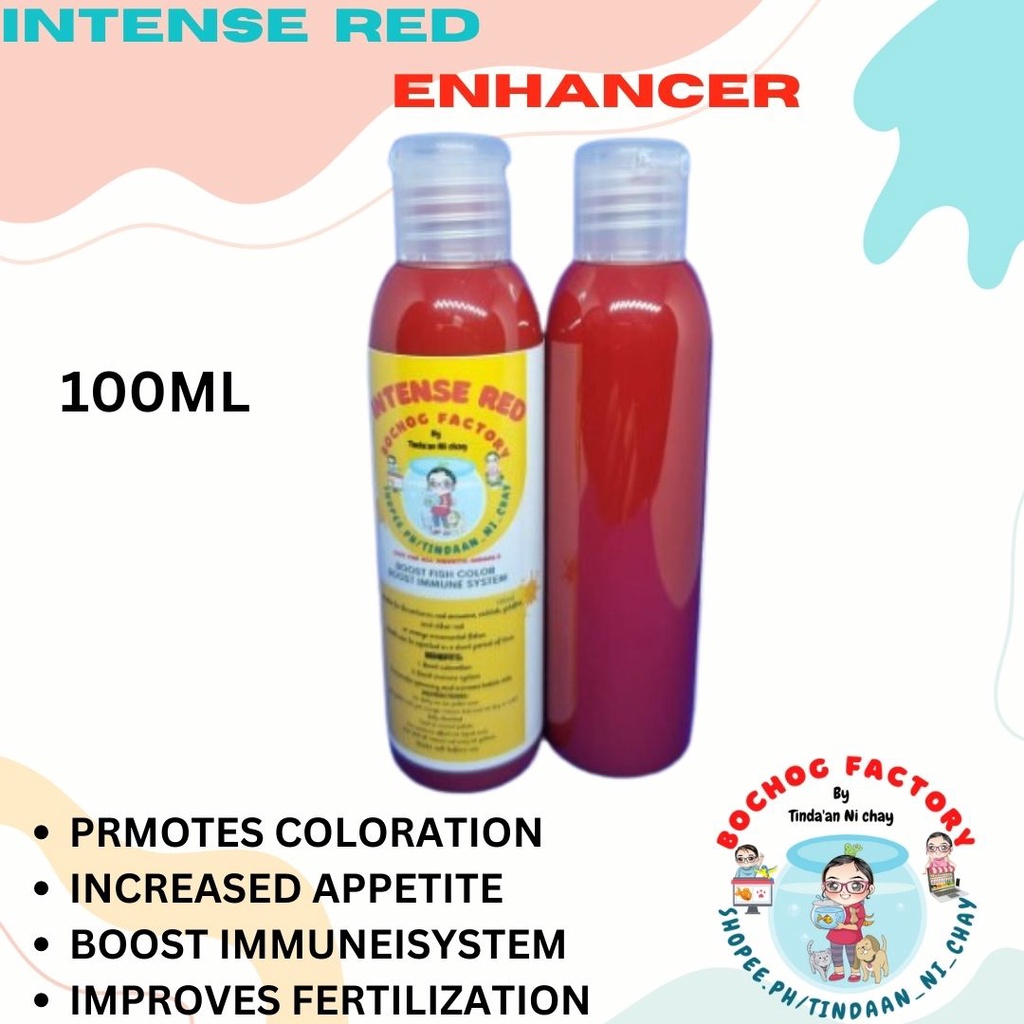Bochog Intense Red Fish Enhancer Immune Booster Liquid Carophyll ...