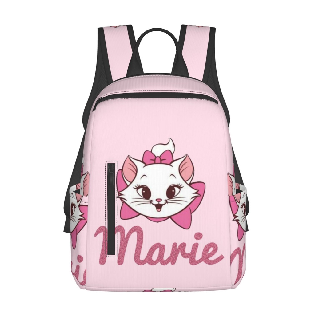 Disneys Marie Cat Cute Backpack Korean Style Canvas Student School Bag ...