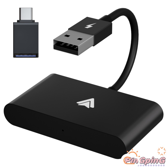 PING Car Wireless Adapter Compatible For Carplay Android Mobile Phone ...
