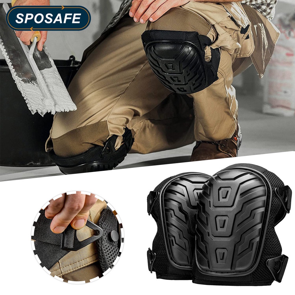 SPOSAFE 1 pair Professional Knee Pads for Work Knee guard Knee sleeve ...