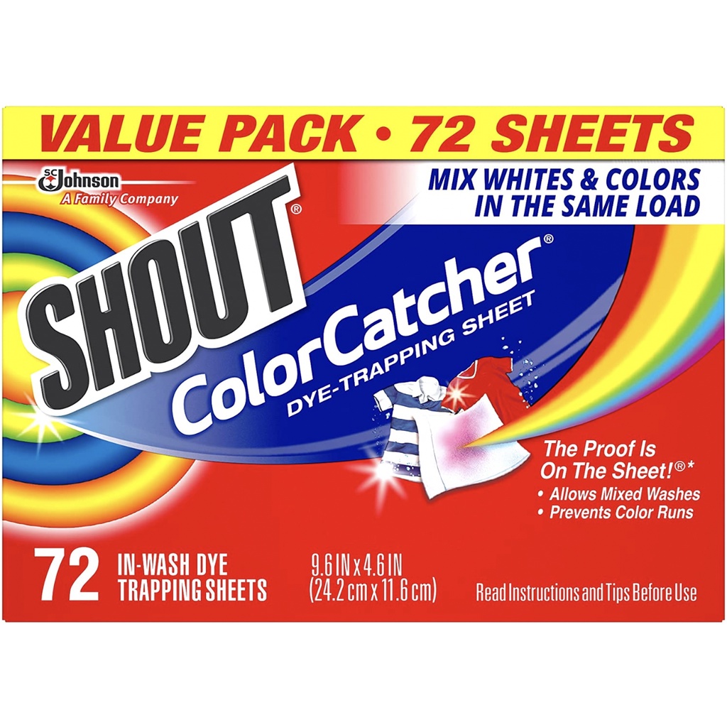 Shout Color Catcher Sheets for Laundry | Shopee Philippines
