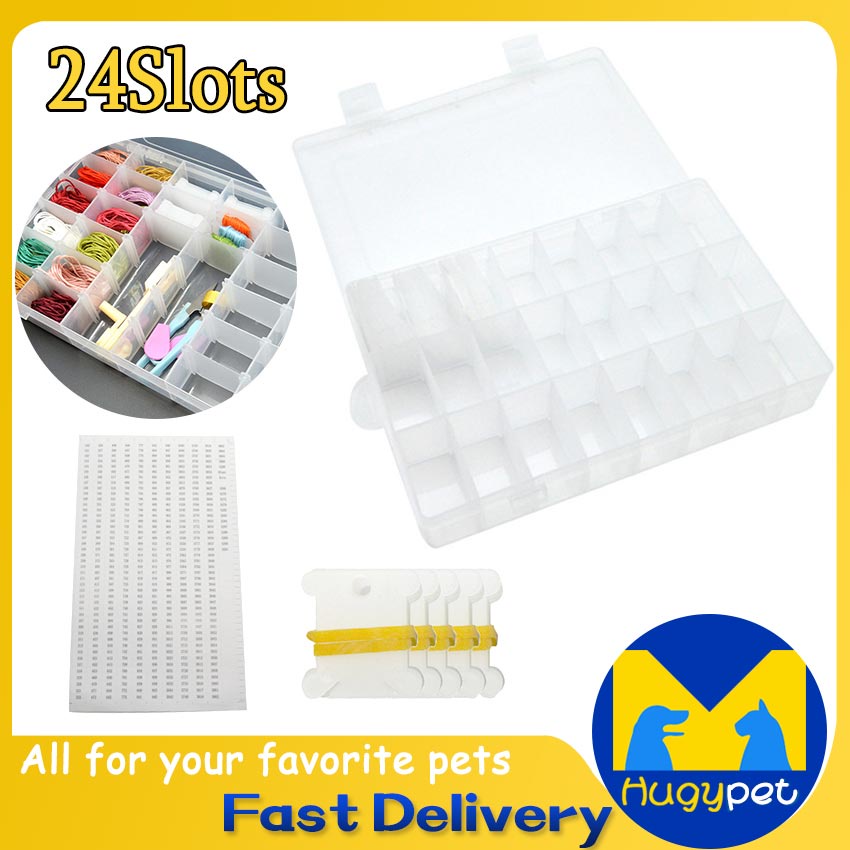 Embroidery Thread Organizer Case Cross Stitch Storage Box Sewing ...