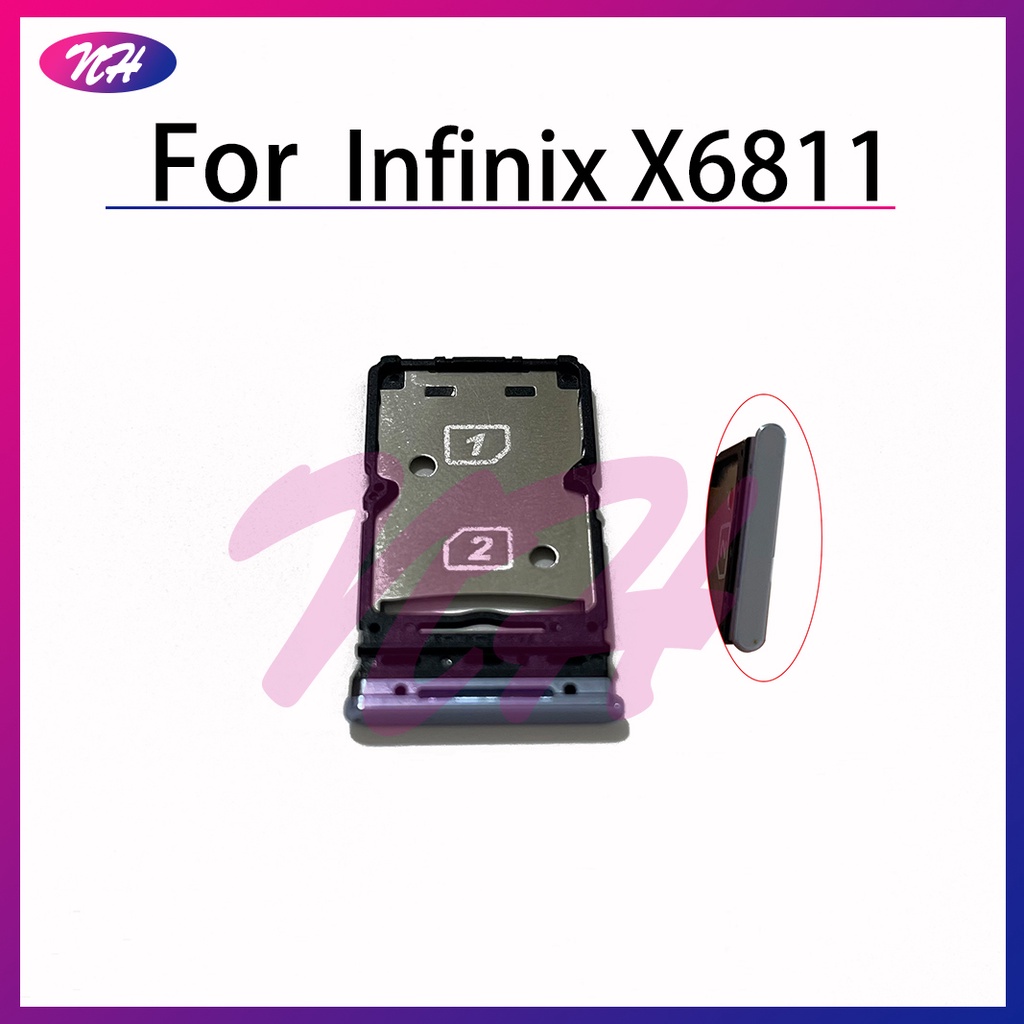 For Infinix Zero X Pro X6811 Dual SIM Card Tray Holder SIM Slot Micro ...