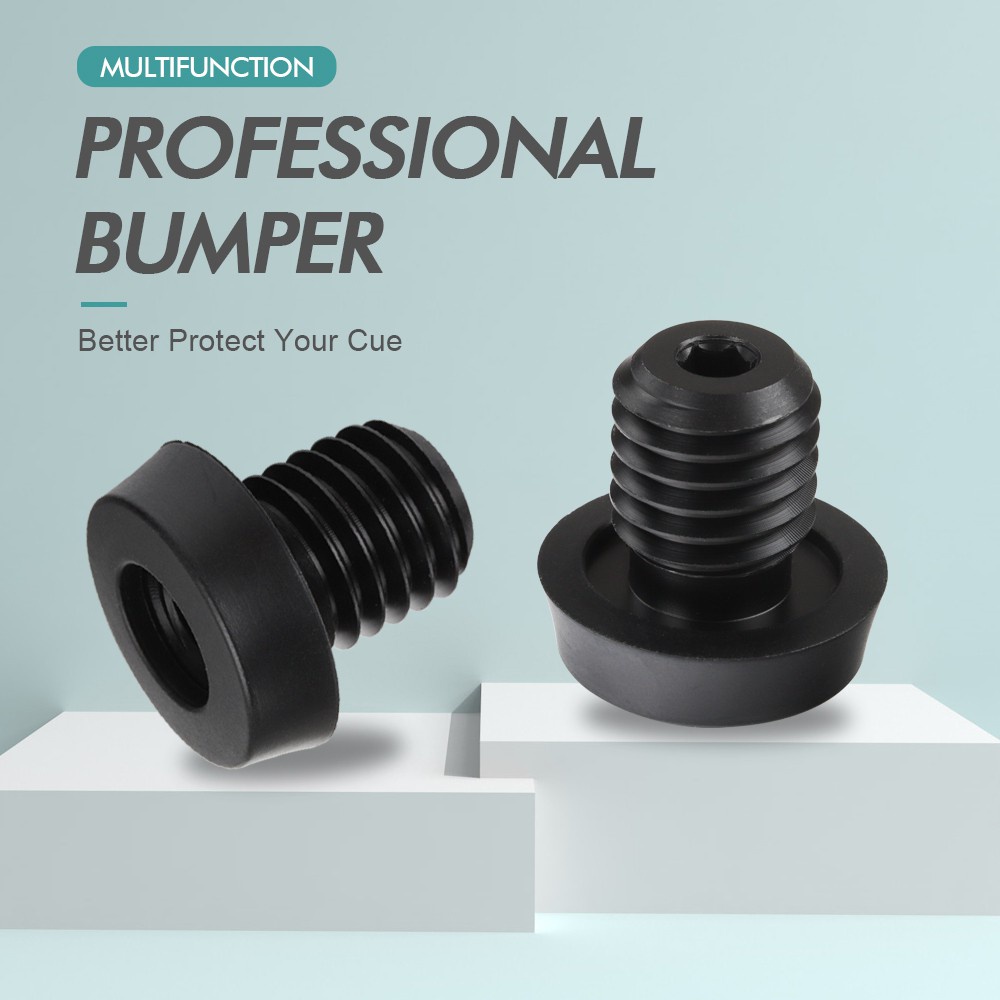 Billiard Rubber Bumper Cue Block Butt Connected Extension Multifunction ...