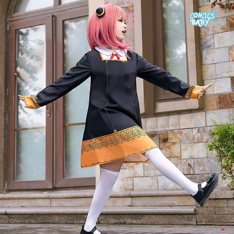 Spy X Family Anya Forger Cosplay Costume Adults Kids size full set JP ...