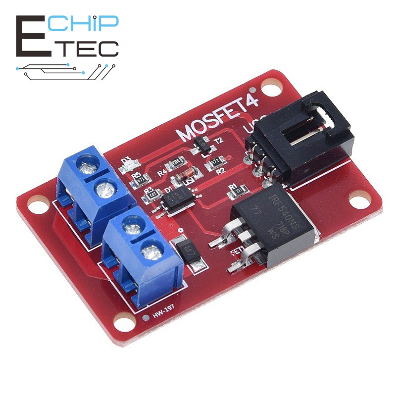 1PCS Channel 1 Route MOSFET Button IRF540 + MOSFET Switch Module for ...