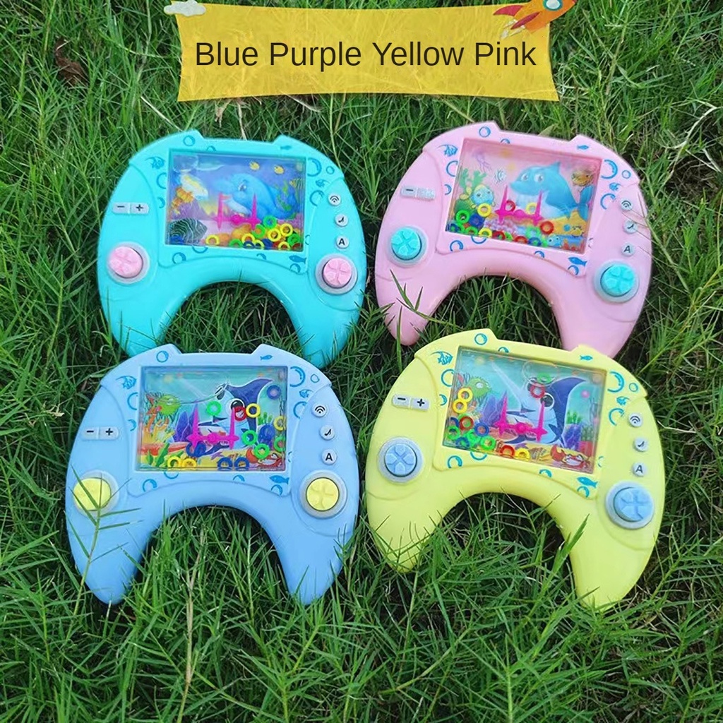 Child Handheld Water Ring Game Machine Water Circle Ring Toss for Kids ...