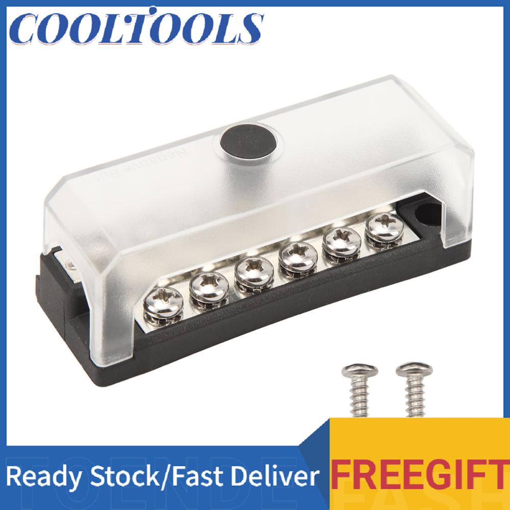 Cooltools Terminal Bus Bar 12 Terminal Power Distribution Block Wide ...