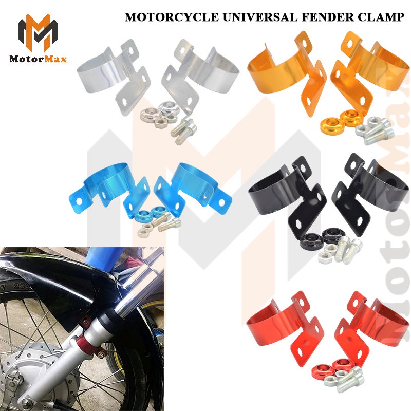 Motorcycle Universal Alloy Fender Clamp Motorcycle Accessories Parts ...