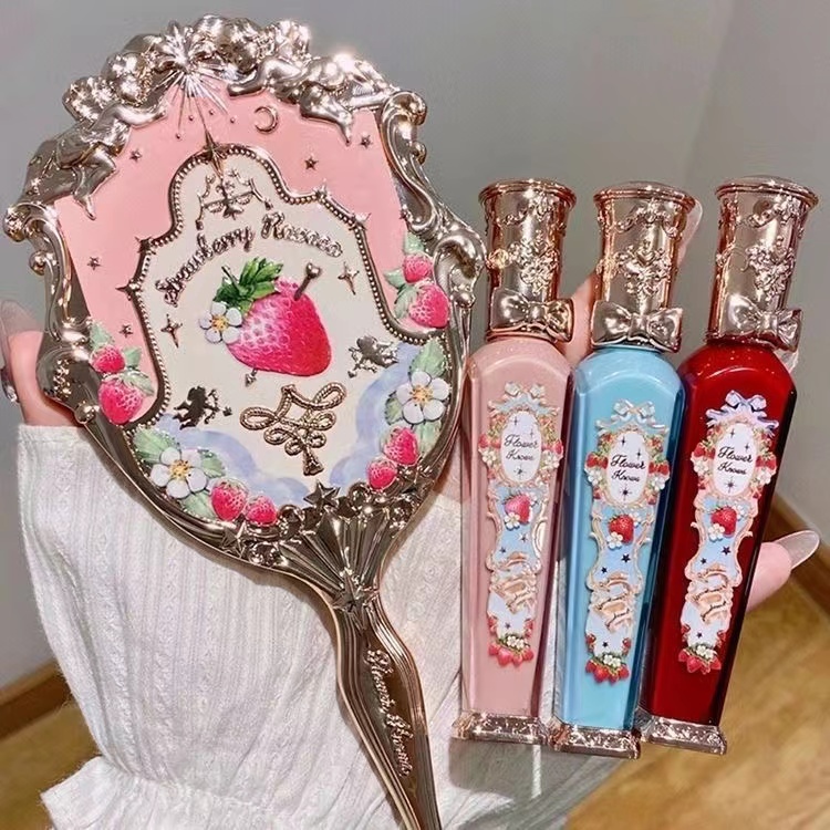 Flower Knows Strawberry Rococo Series Cloud Lip Cream 花知晓草莓洛可可云朵唇霜 Lip ...