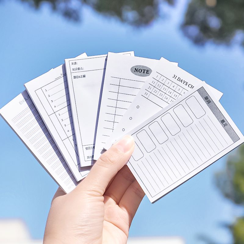 Cute Stationery Planner Notebook Weekly Study Planner Daily Memo ...