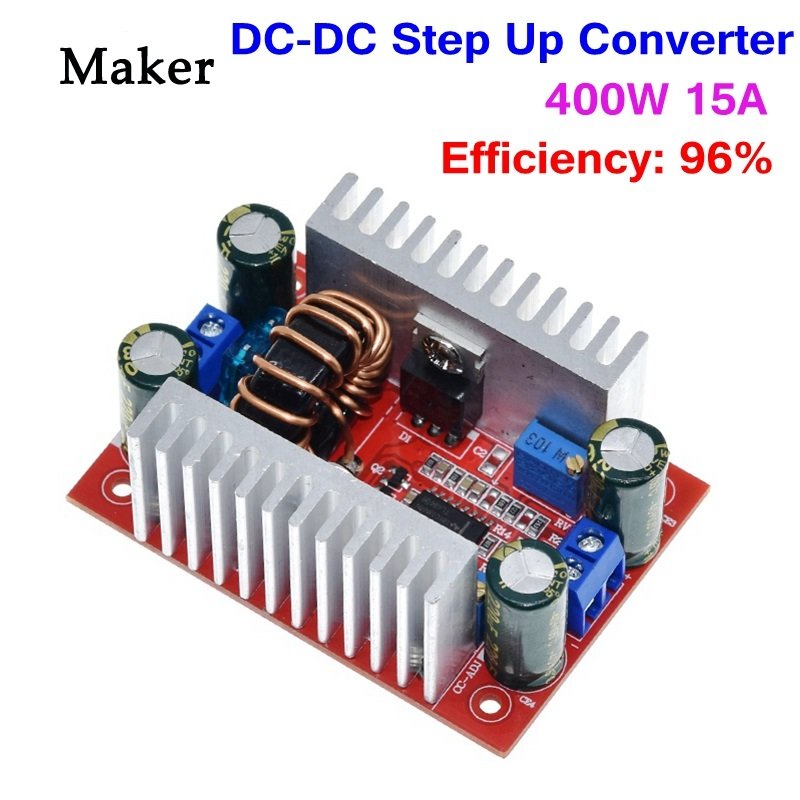 DC 400W 15A Step-up Boost Converter Constant Current Power Supply LED ...