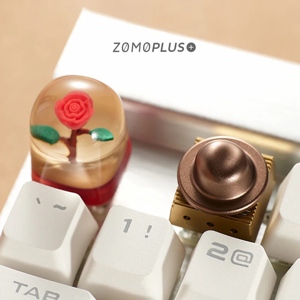 ZOMO PLUS LA Rose Artisan Keycap 3D Printed Artisan Mechanical Keyboard ...