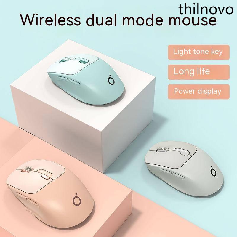 EWEADN Silent Wireless mouse Bluetooth dual mode recyclable Office Girl ...