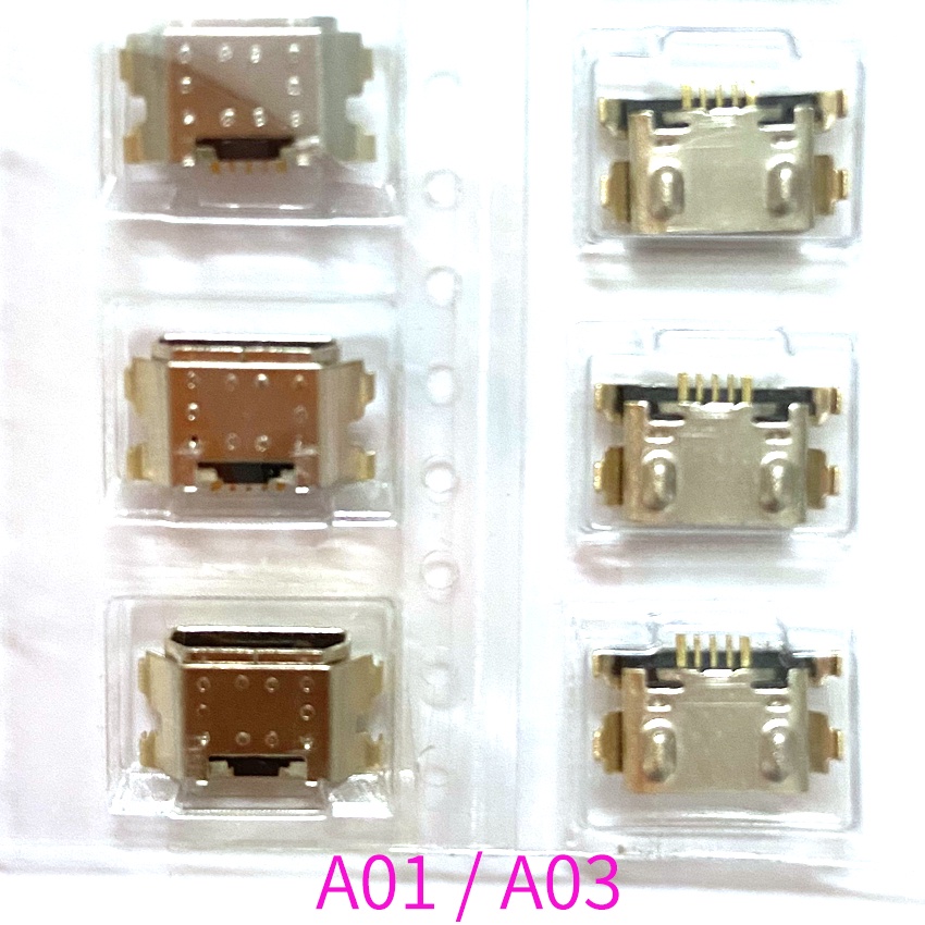 50pcs For Samsung Galaxy A01 A03 USB Charging Port Dock Socket Plug Charger Connector Repair ...