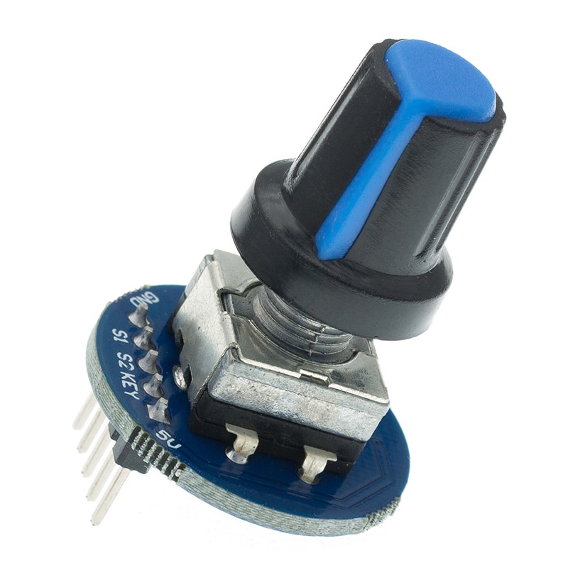 Rotary Encoder Module for Arduino Brick Sensor Development Round Audio Rotating Potentiometer ...