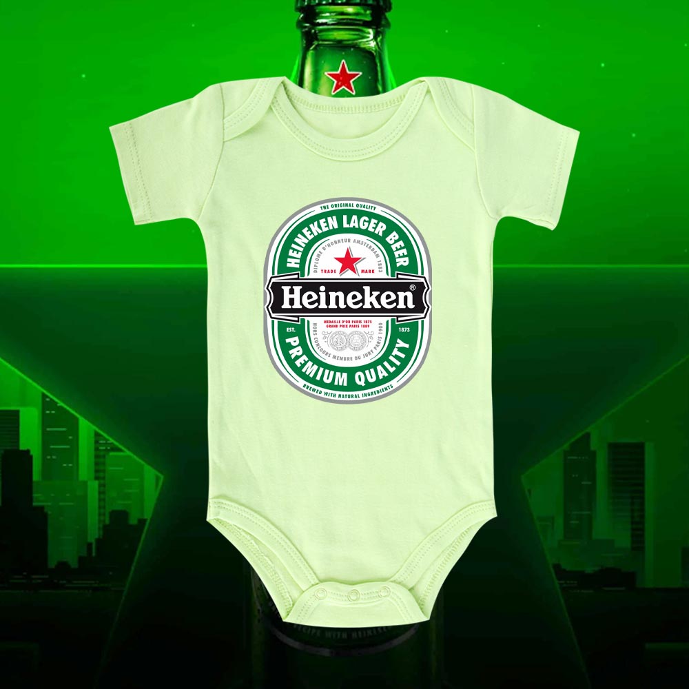 Haginbaby Food Theme Heineken Beer Baby Onesie Newborn Baby Clothes ...