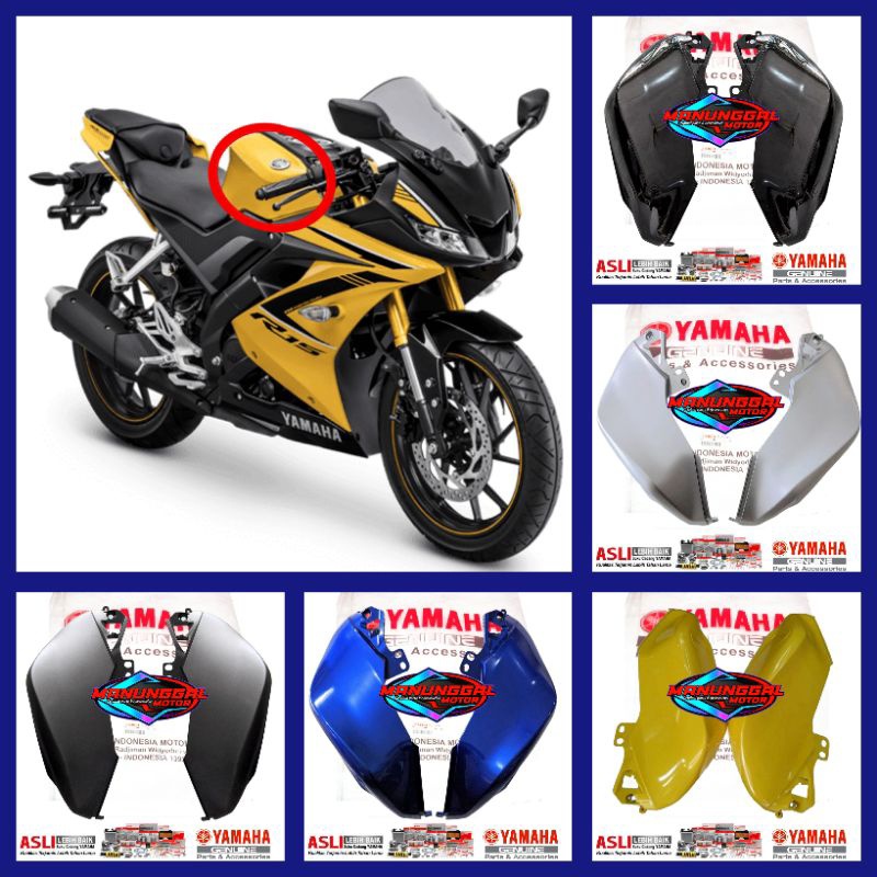 HITAM MERAH Side Cover, Tank Side Cover Tank Cover R15 R-15 VVA V3 ...