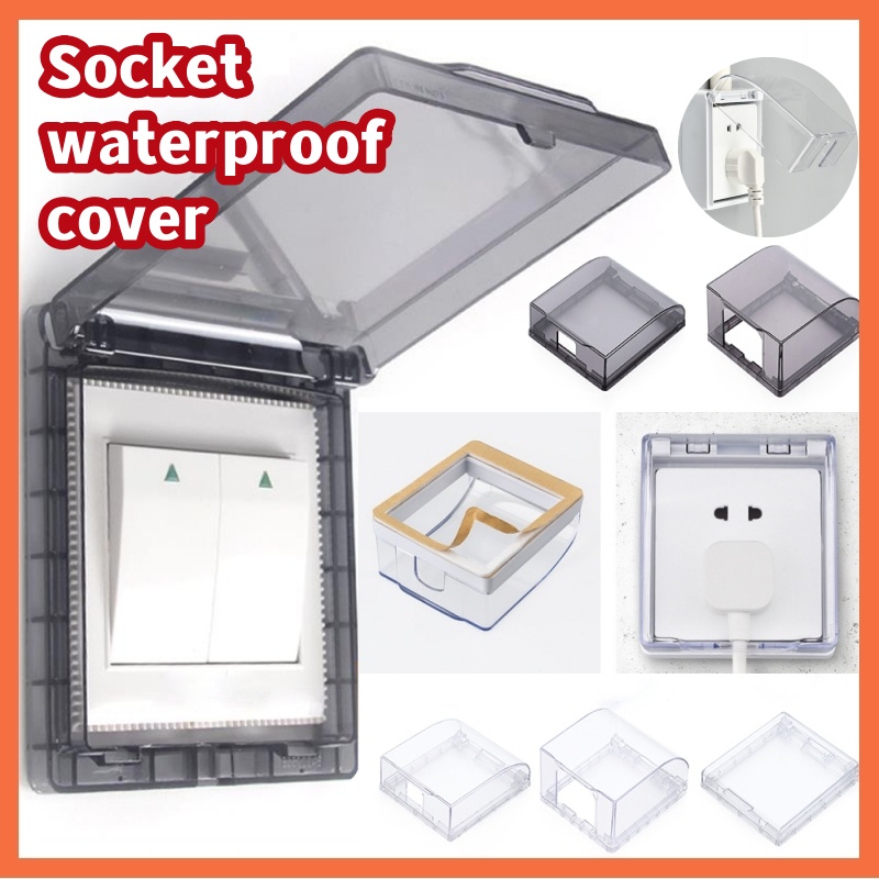 Wall Switch Socket Protection Case Waterproof Switch Clear Dust Cover ...