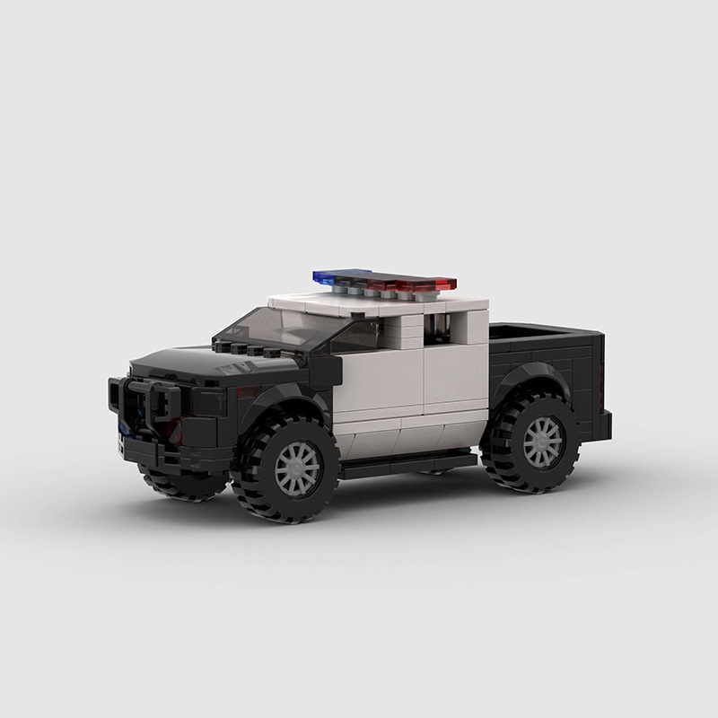 MOC City Police SWAT Cars Building Blocks Toys For Kids Boys And Girls ...