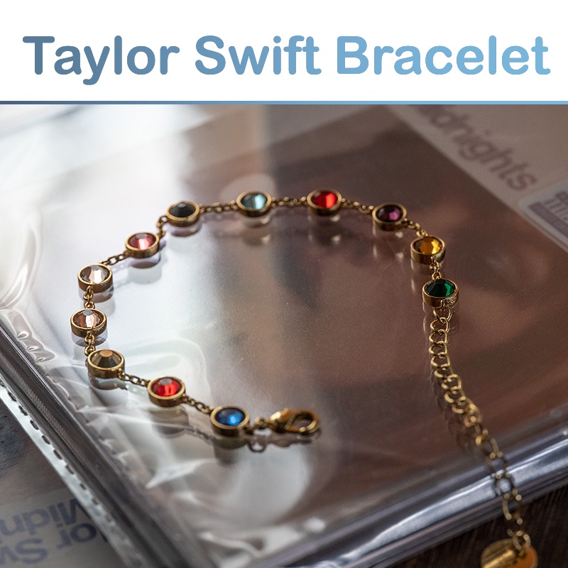 Taylor Swift The Ears Tour Merch Same Bracelet New Inlaid Colored ...