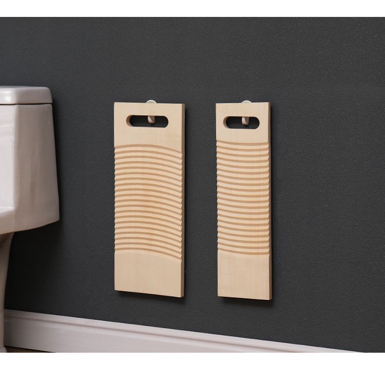Solid Wood Washboard Kneeling Large Laundry Board Household Thickened ...