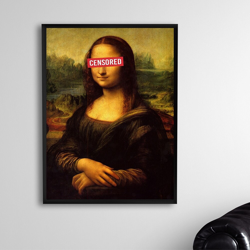 The Mona Lisa Poster Da Vinci Painting Gift Idea Classic and ...