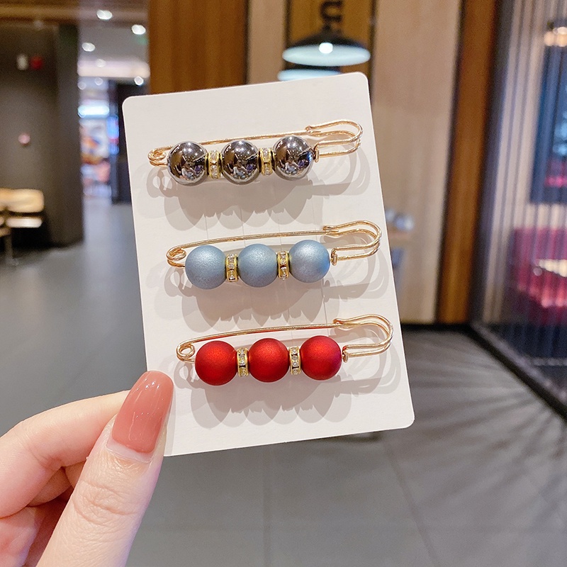 Korean Fashion Anti-glare Buckle Brooch Fixed Clothes Trouser Waist ...