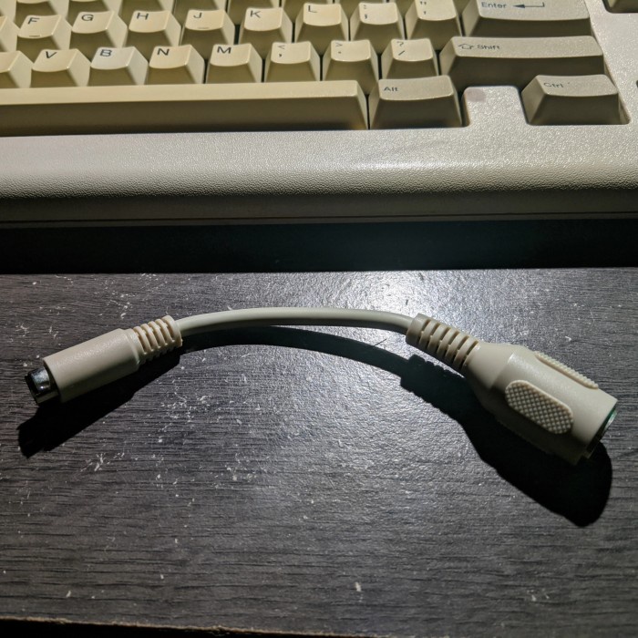Vintage Keyboard AT 5 Pin Din To PS2 Adapter Connector | Shopee Philippines