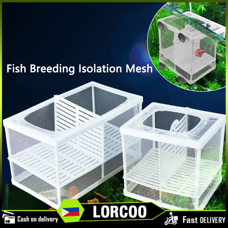 New Fish Breeding Isolation Box Fish Tank Aquarium Breeder Hatching ...