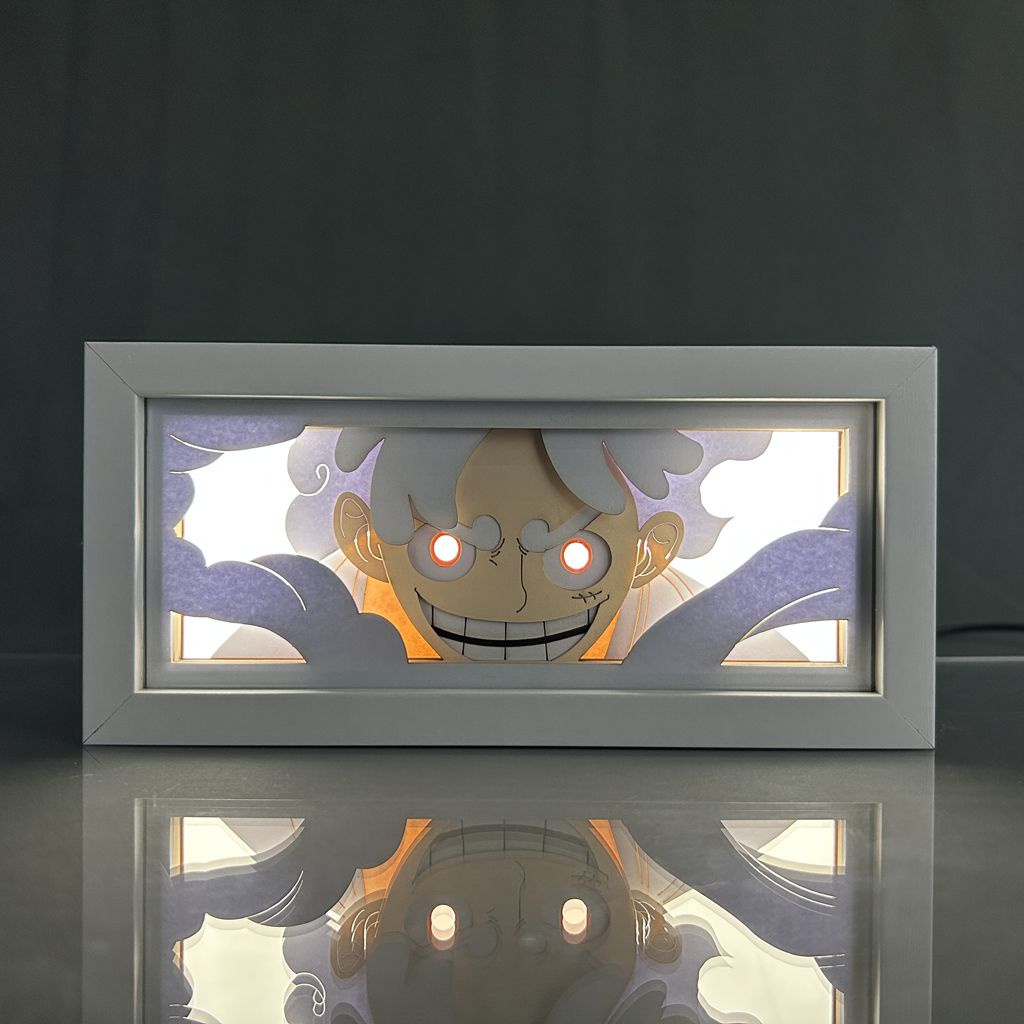 one piece led Figurine Lamp Manga Deco luffy Light Box Handcraft Newest ...