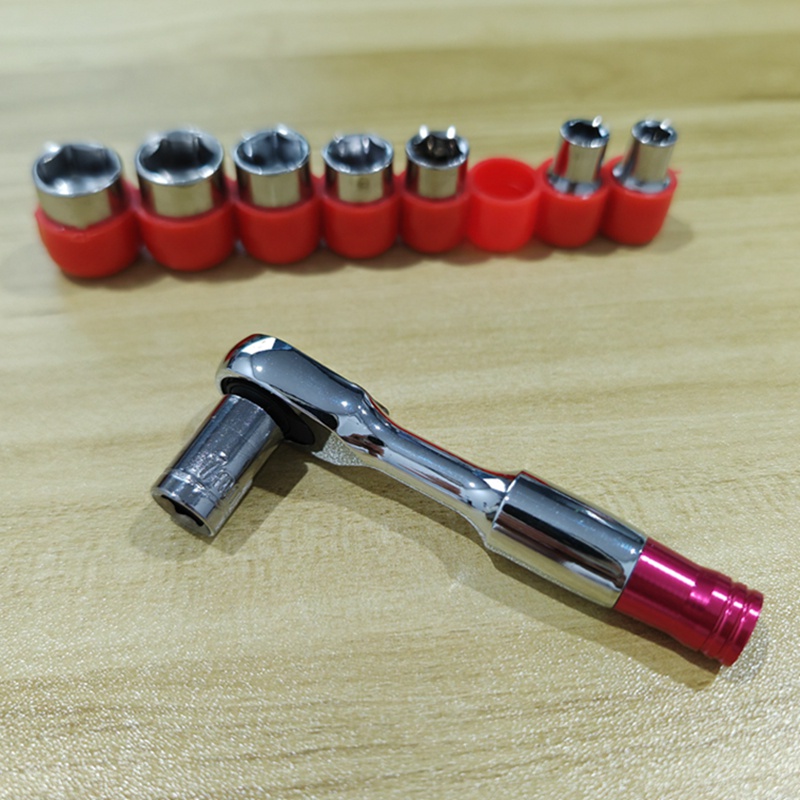 72 Teeth 85mm Torque Ratchet Wrench 1/4'' Mini Socket Wrenches Repair ...