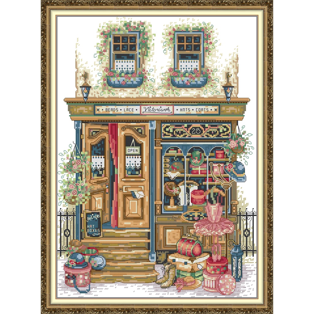 Joy Sunday Stamped Cross Stitch Ktis DMC Threads Chinese DIY Set ...