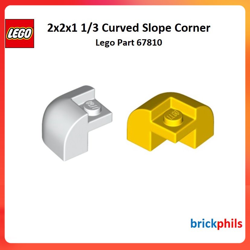 Lego Part 67810 2x2x1 1/3 Curved Slope Corner | Shopee Philippines