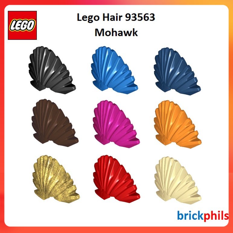 Lego Hair 93563 - Mohawk | Shopee Philippines
