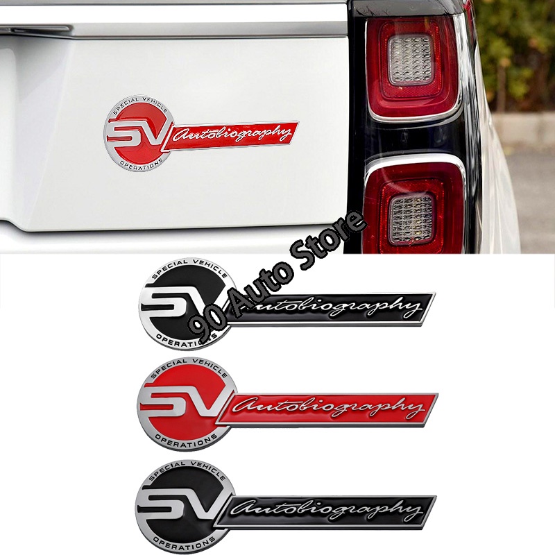 1Piece 16.8x5.7cm Metal Letter Emblem Car Side Sticker for Land Rover ...