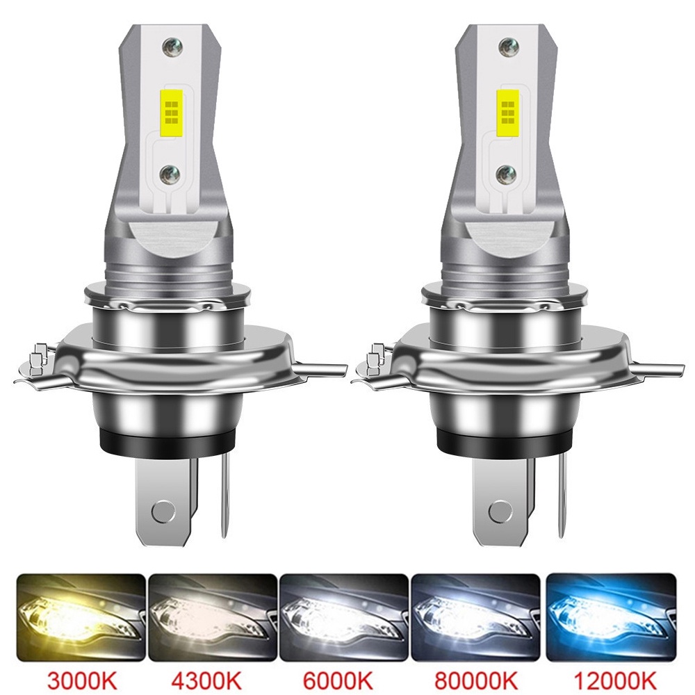 2Pcs H4 H7 LED Headlight H11 H8 H9 H10 H1 H3 Car Fog Light Bulbs 9005 9006 Auto Driving Running ...