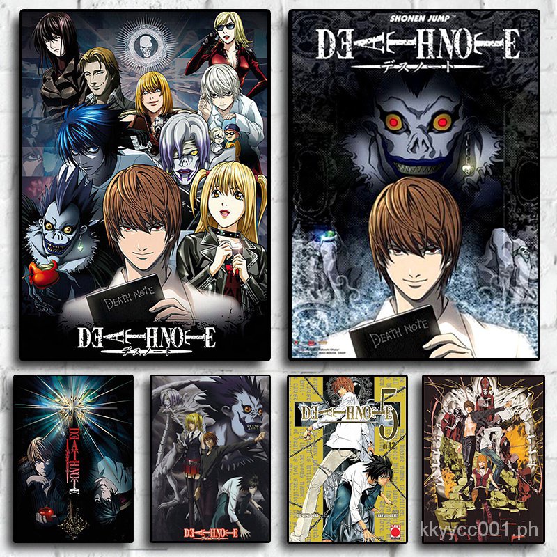 Japan anime DEATH NOTE Kawaii Poster For Living Room Wall Decor Home ...