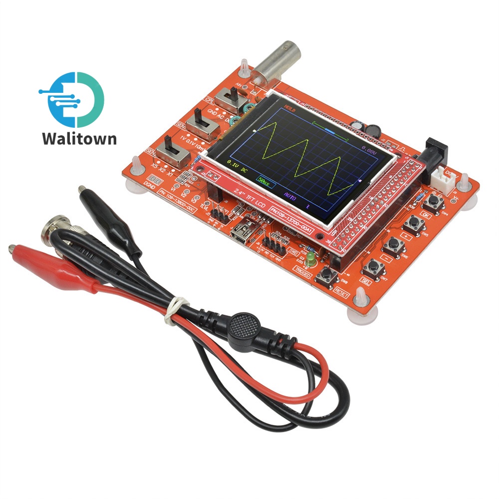 DSO138 2.4 "TFT digital oscilloscope 1Msps+probe analog bandwidth ...