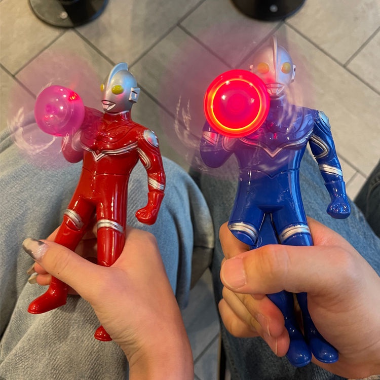 Ultraman Mini Fan Multifunction Portable Fan Handheld LED Light Fan ...